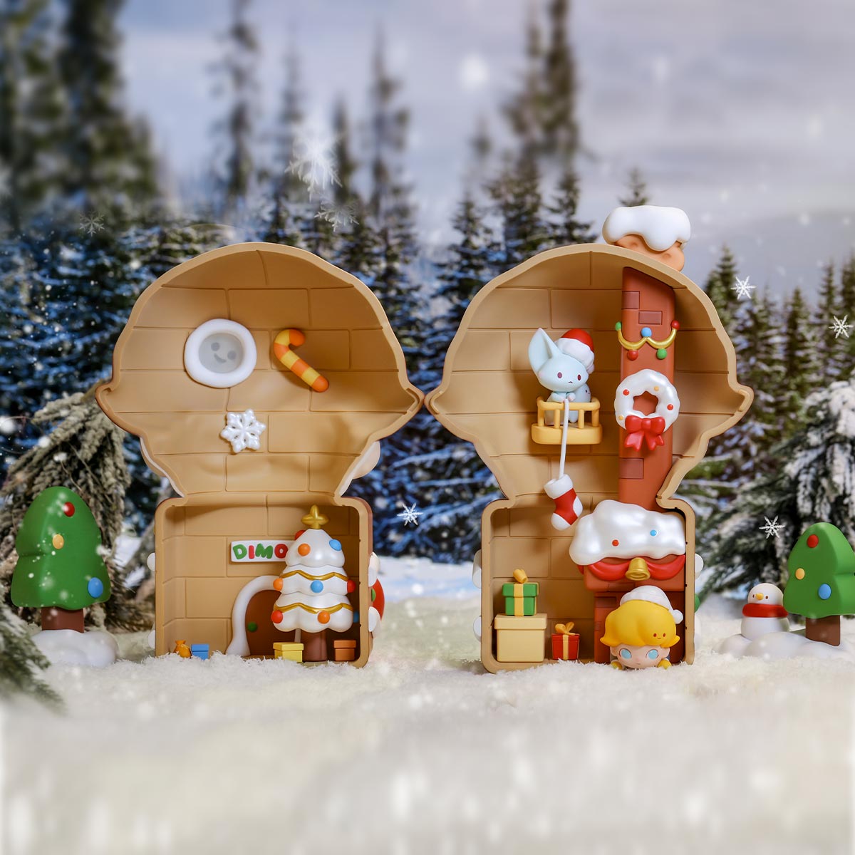 POP MART DIMOO Christmas Box Action Figure | Holiday Limited ...