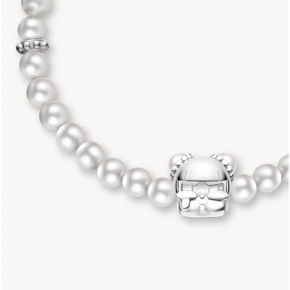 Crybaby Pearl Bead Silver Bracelet – ri-son