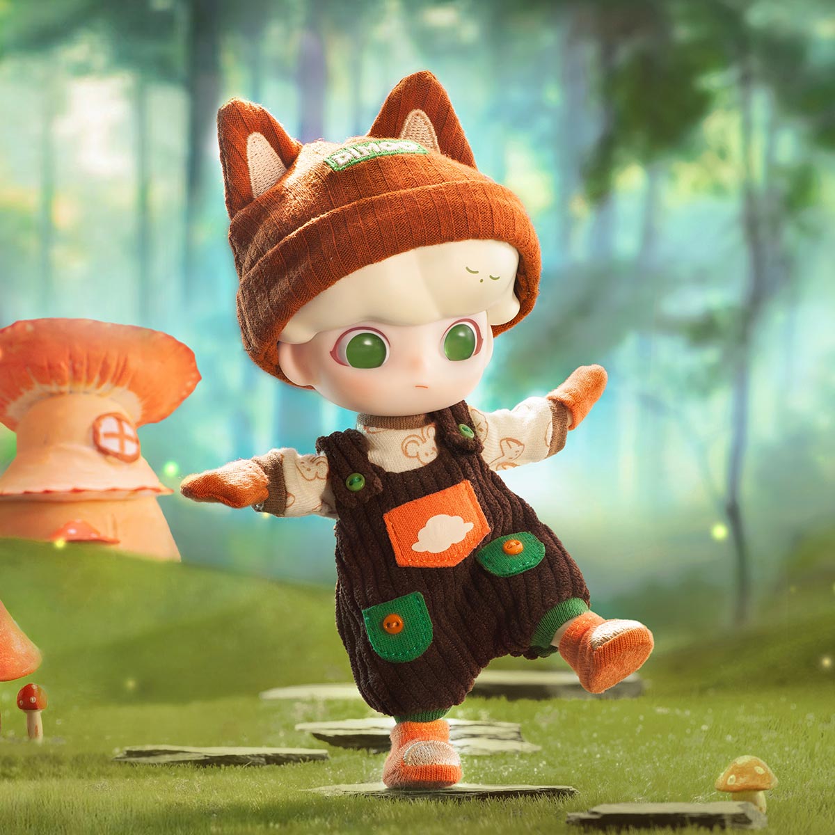 DIMOO Fox in the Woods Action Figure – POP MART Designer Toy – ri-son