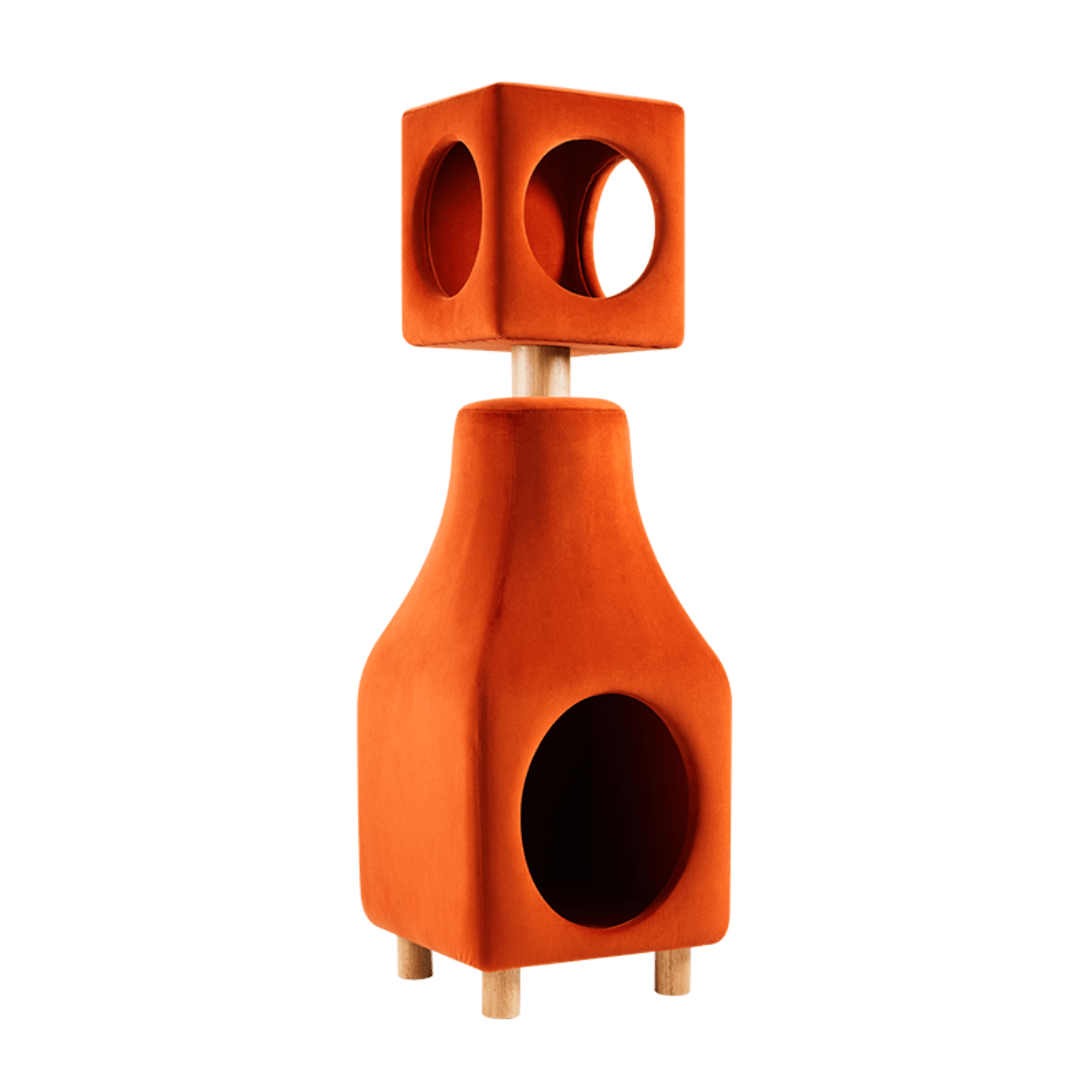 Nordic - Inspired Water Bottle Cat Tree| A Blend of Texture and Style ...