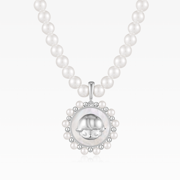 Dimoo Cloud Song Shell Pearl Silver Necklace | POPOP Jewelry – ri-son